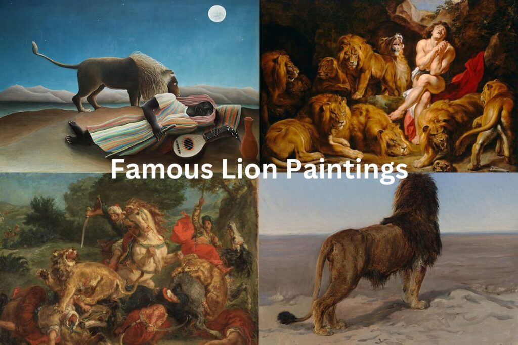 Lion Paintings - 10 Most Famous - Artst